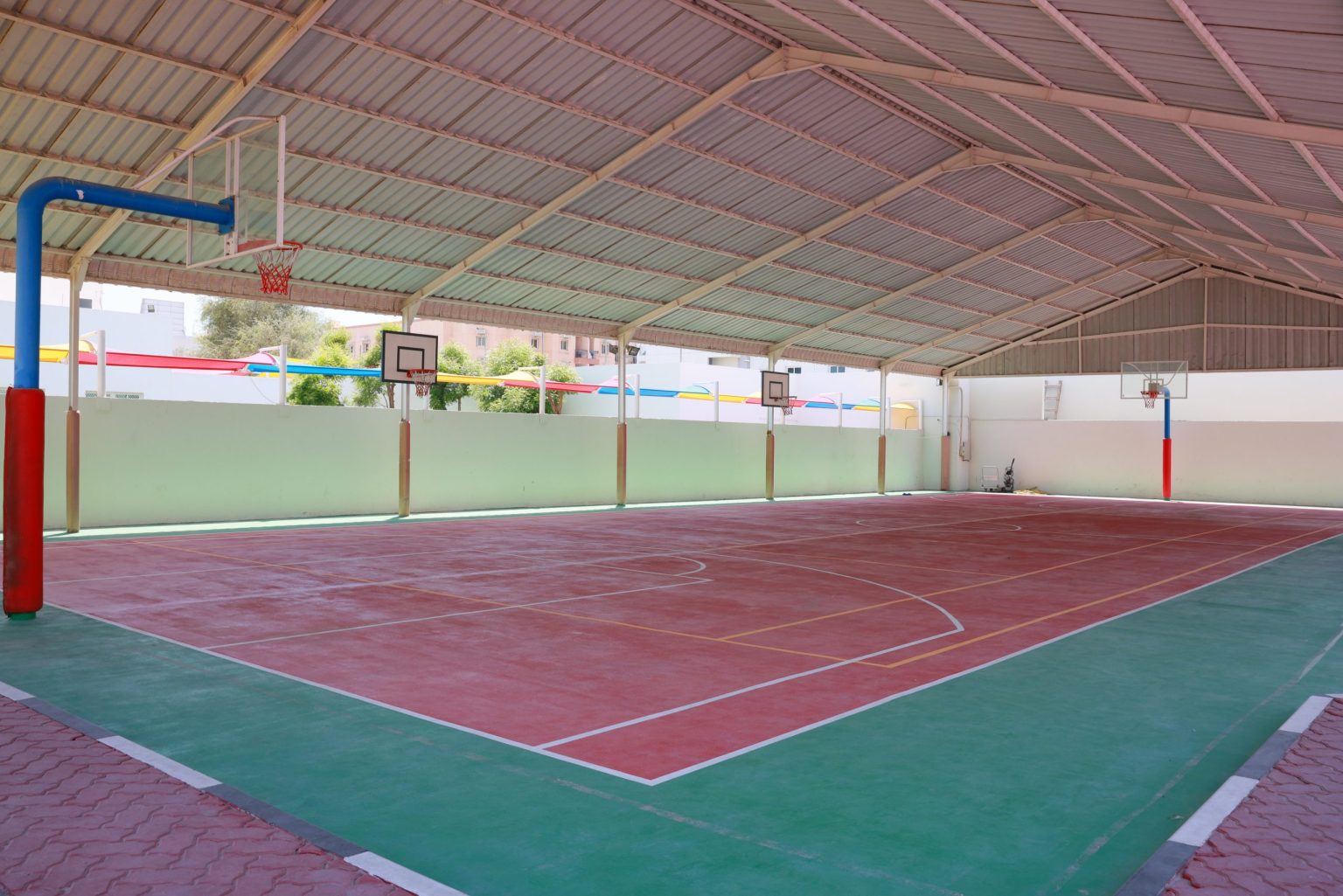 BASKETBALL COURT - dewvale school